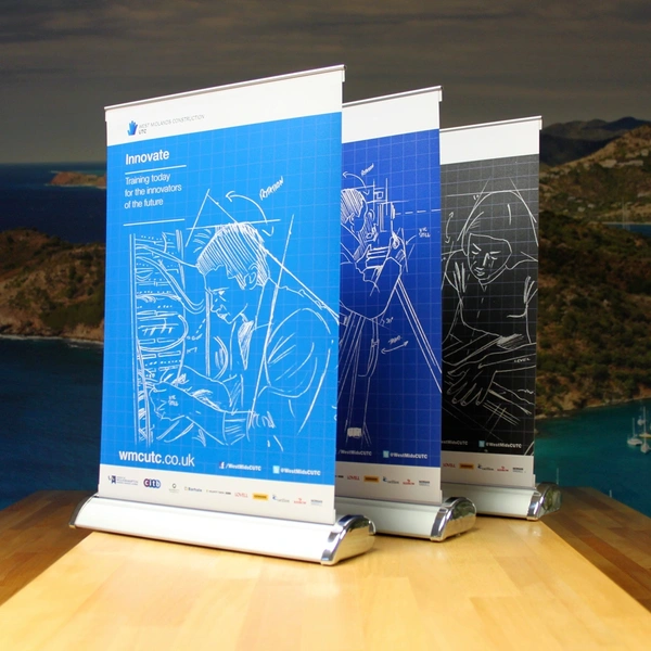 Emblem Desktop Roller Banner | Rugby Printer